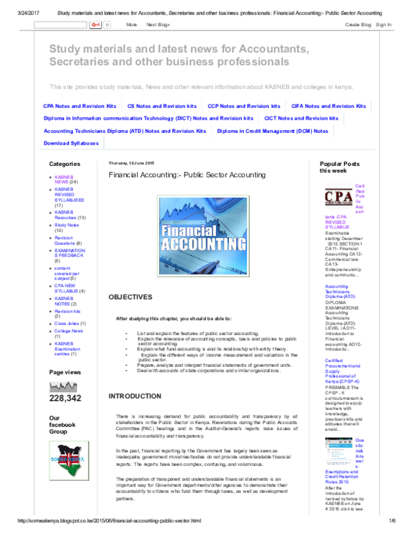 (PDF) Public Sector Accounting