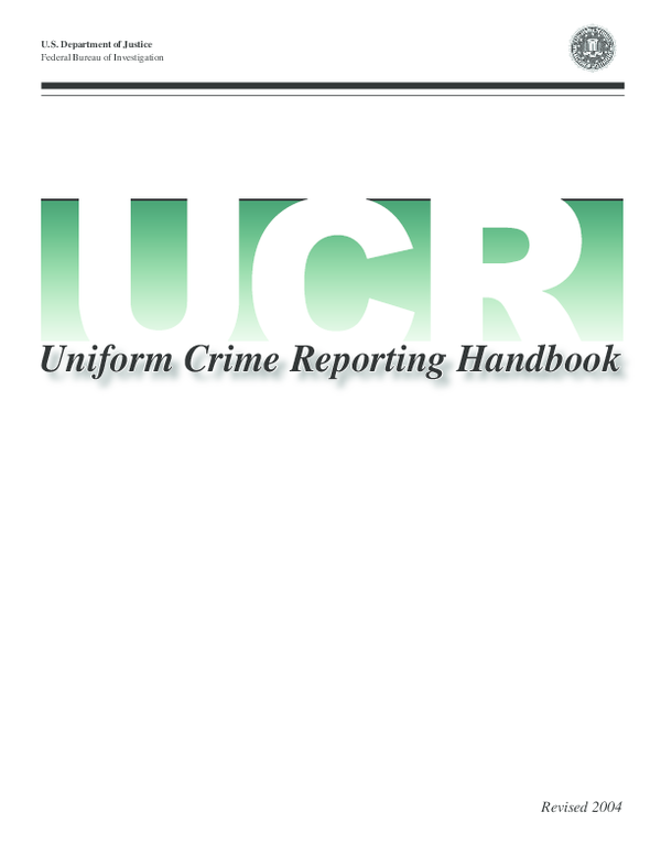 (PDF) Uniform Crime Reporting Handbook