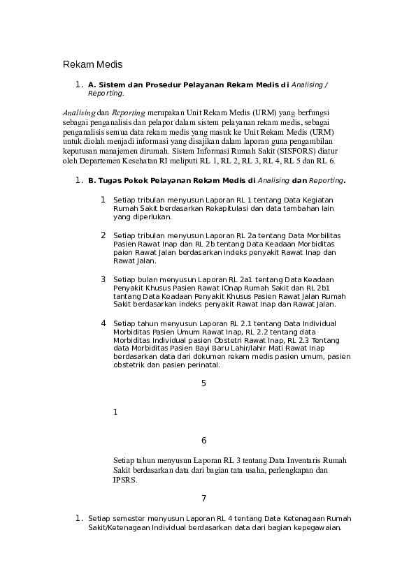 (DOC) Rekam Medis