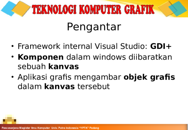 (PPT) Teknologi Komputer Grafik