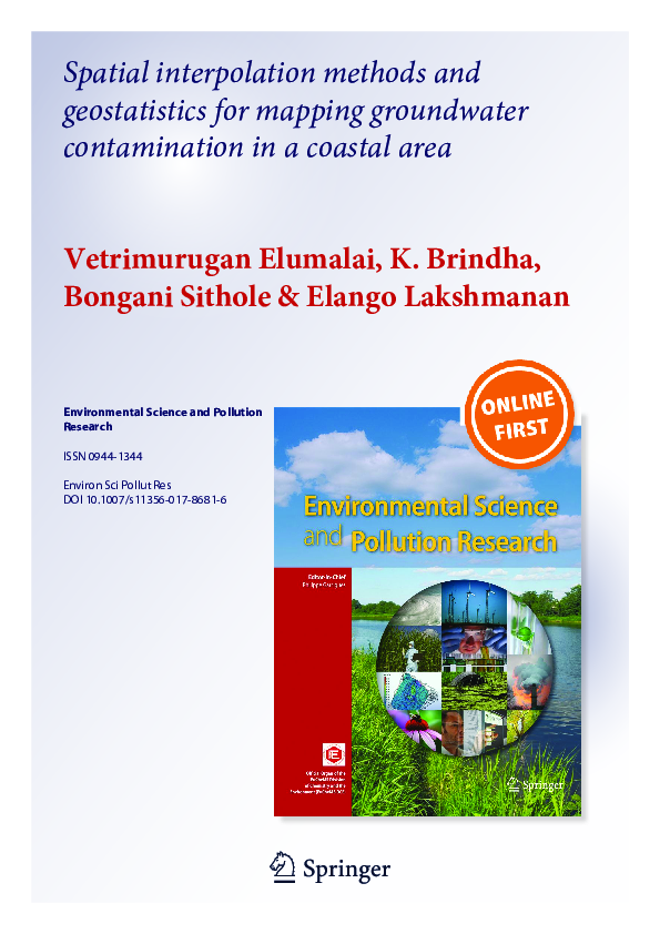 Pdf Spatial Interpolation Methods And Geostatistics For Mapping