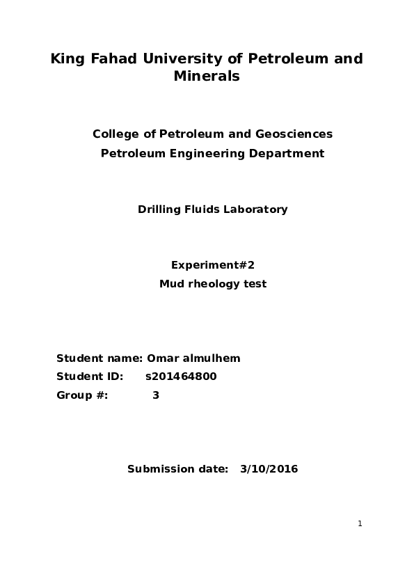 (DOC) King Fahad University of Petroleum and Minerals
