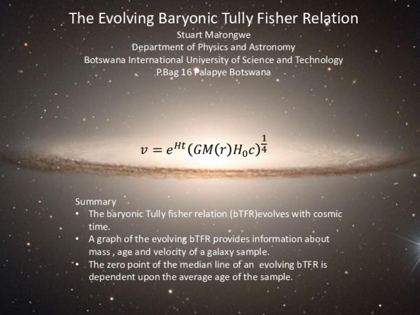 (PDF) The Evolving Baryonic Tully Fisher Relation