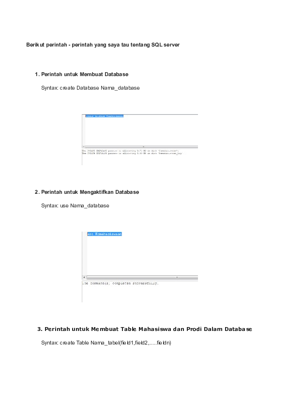 (DOC) modul sql server.docx | syahrul ramadan208 - Academia.edu