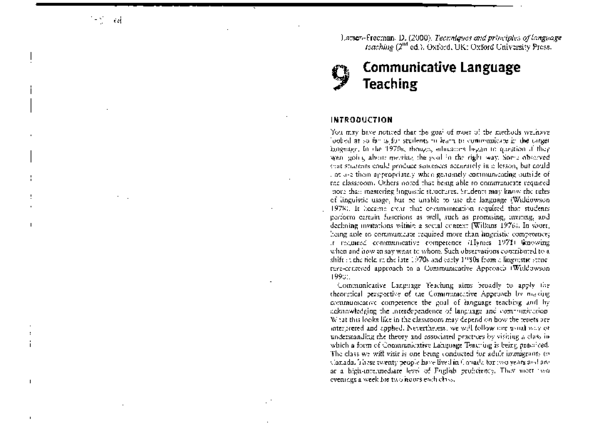 (PDF) Larsen Freeman 2000 Chpt 9 CLT