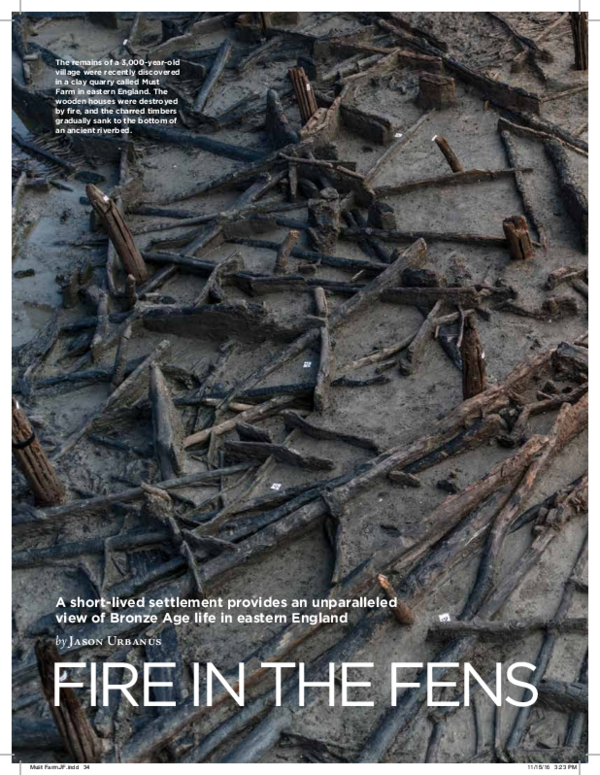 (PDF) Must Farm: Fire in the Fens