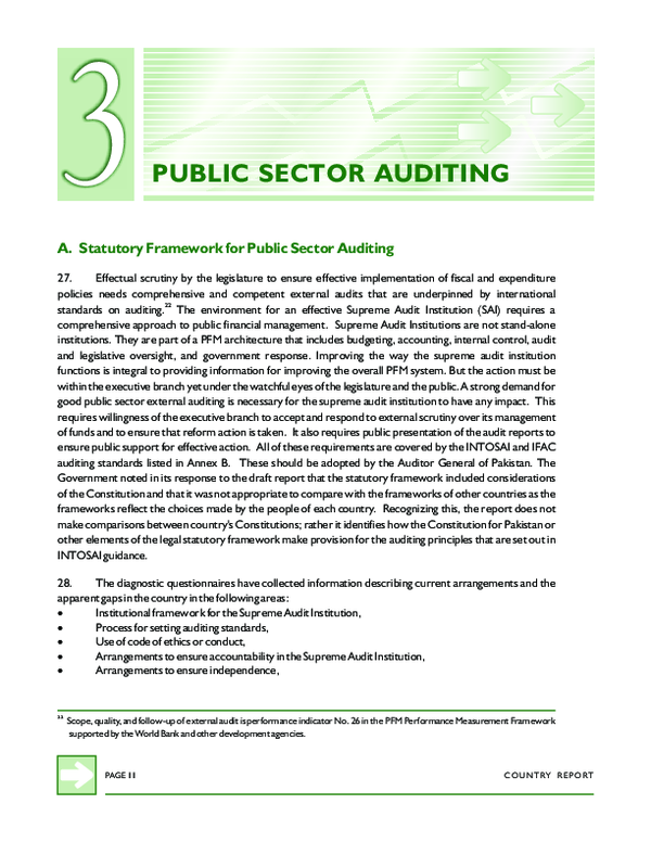 (PDF) A. Statutory Framework for Public Sector Auditing PUBLIC SECTOR ...