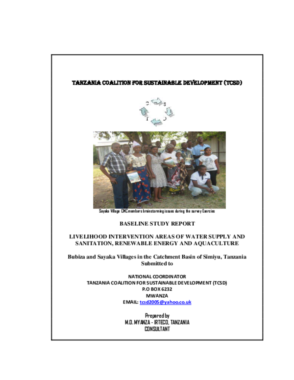 (PDF) Baseline Survey Report FINAL