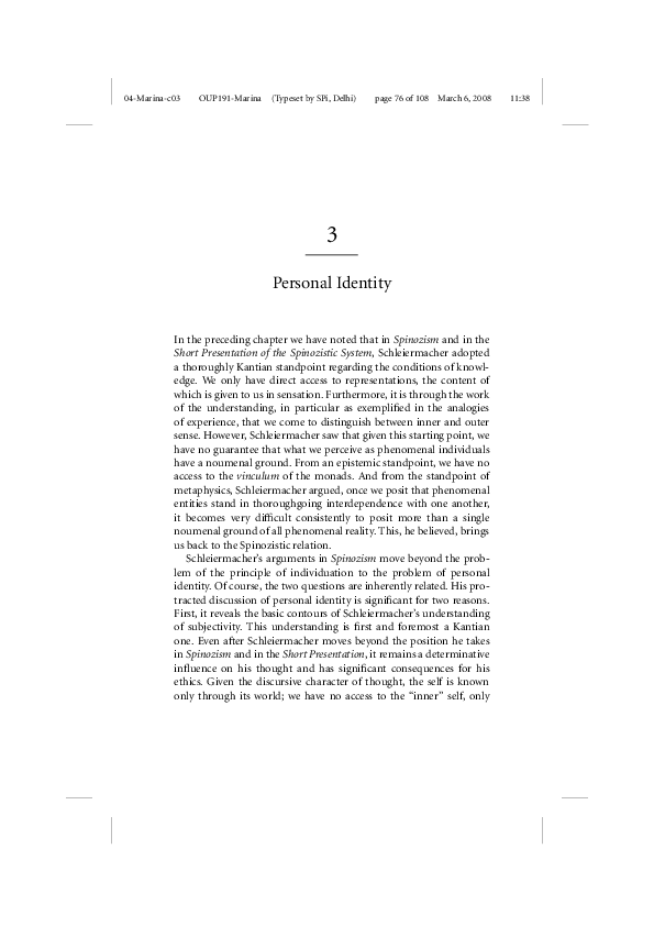 (PDF) Personal Identity