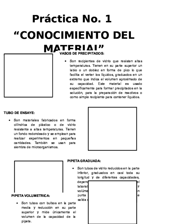 (DOC) Práctica No. 1 " CONOCIMIENTO DEL MATERIAL