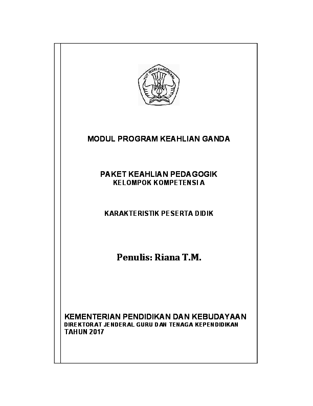 (PDF) MODUL DIKLAT PKB GURU PAKET KEAHLIAN PEDAGOGIK MODUL GURU PEMBELAJAR