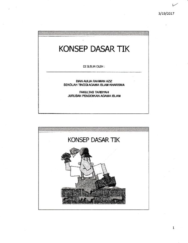 (PDF) Konsep Dasar TIK