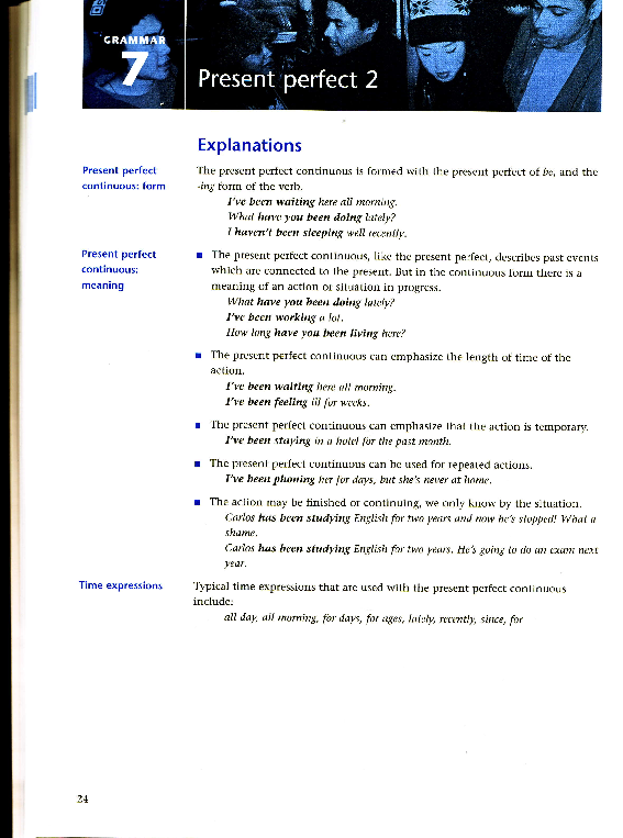 (PDF) Present perfect cont | Dann Ortiz - Academia.edu