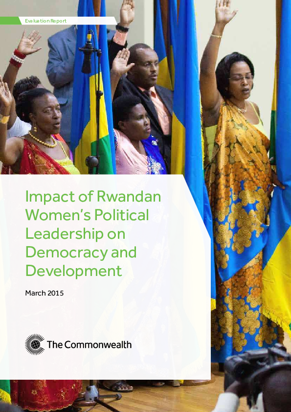 (PDF) Impact of Rwandan Women's Political Leadership on Democracy and ...