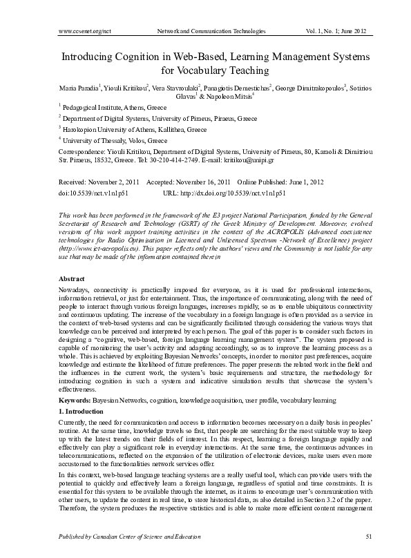 (PDF) Introducing Cognition in Web-Based, Learning Management Systems ...