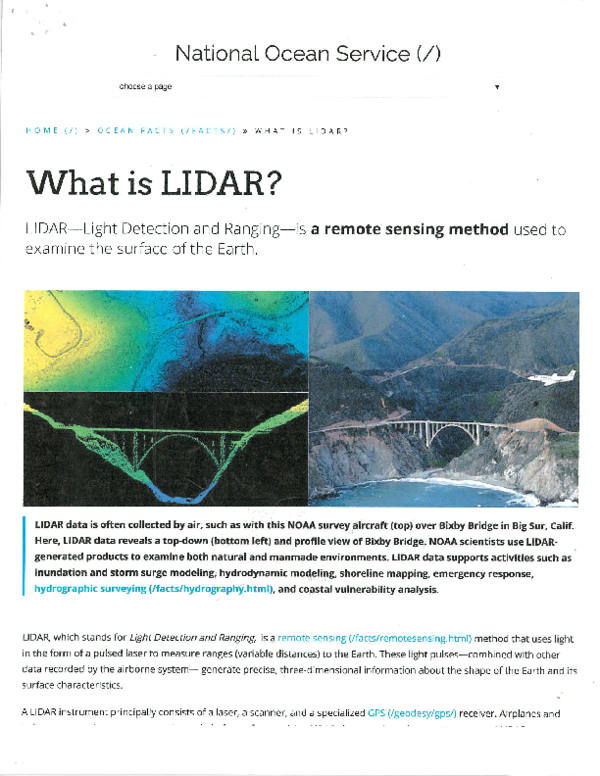 (PDF) Lidar Overview