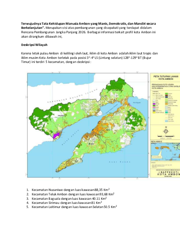 (PDF) PROFIL KOTA AMBON