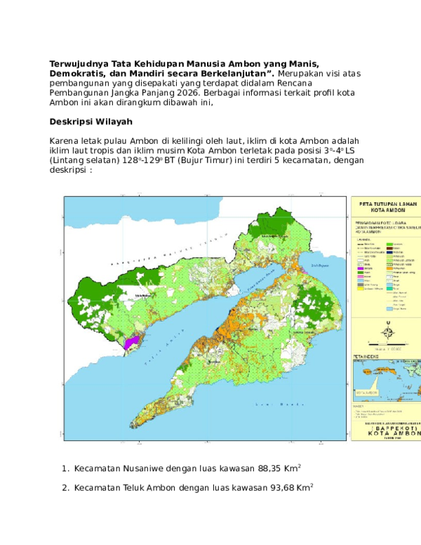 (DOC) PROFIL KOTA AMBON