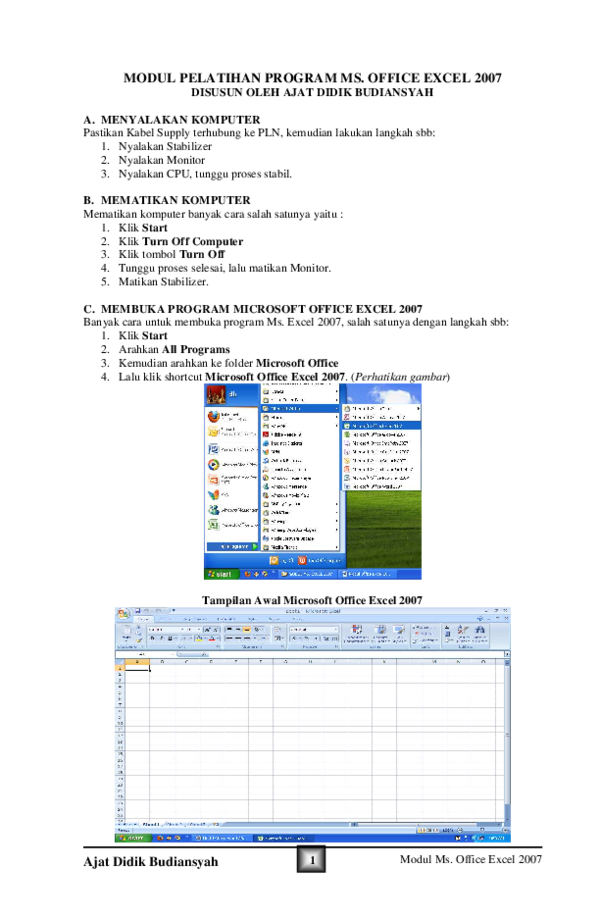 PDF Modul Ms Office Excel 2007 Ajat Didik Budiansyah Academia edu pdf-modul-ms-office-excel-2007-ajat-didik-budiansyah-academia-edu