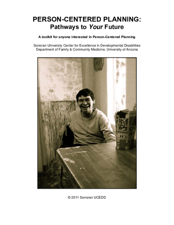 (PDF) Person-Centered Planning Toolkit for Empowerment