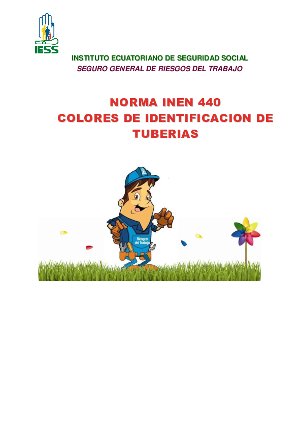 (PDF) Código de colores para la identificación de tuberias