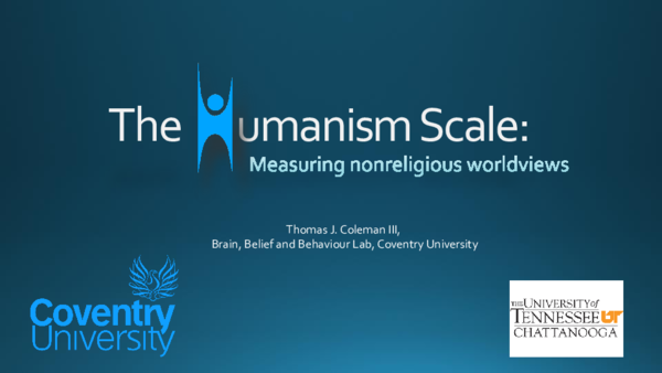 (PDF) The Humanism Scale: Measuring Nonreligious Worldviews