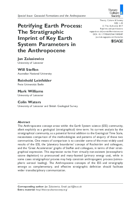 (PDF) Petrifying Earth Process: The Stratigraphic Imprint of Key Earth ...