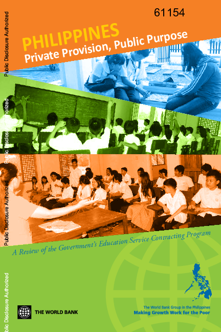 (PDF) Philippines - Private provision, public purpose : a review of the ...