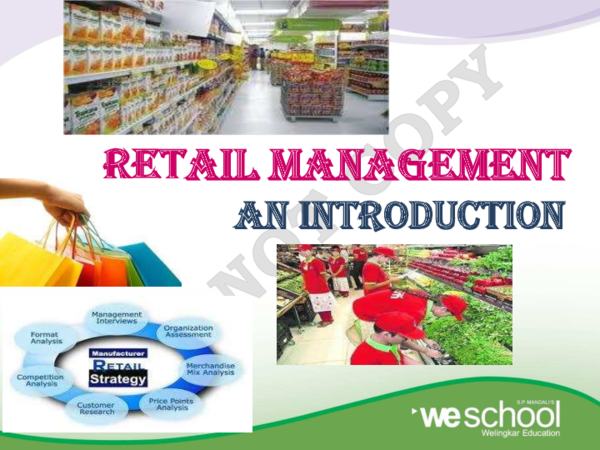 (PDF) RETAIL MANAGEMENT