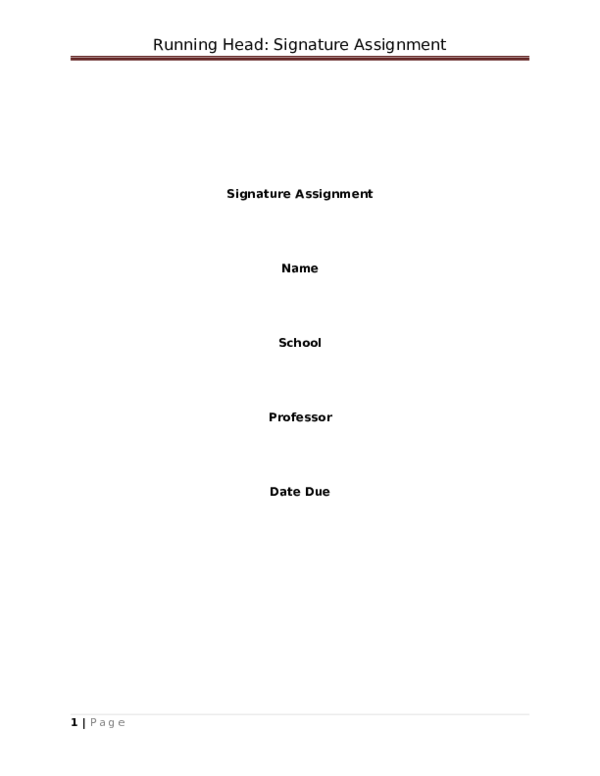 (DOC) Signature Assignment | dominic orina - Academia.edu