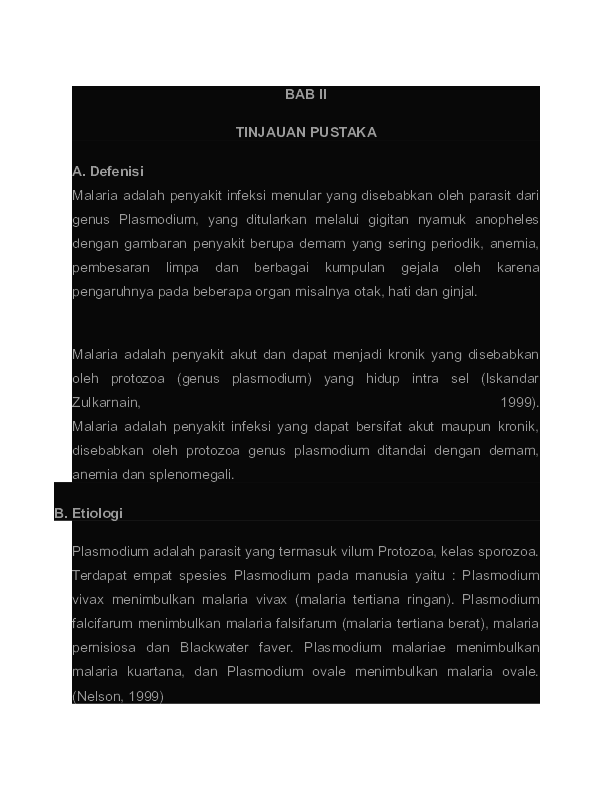 (DOC) ASKEP MALARIA