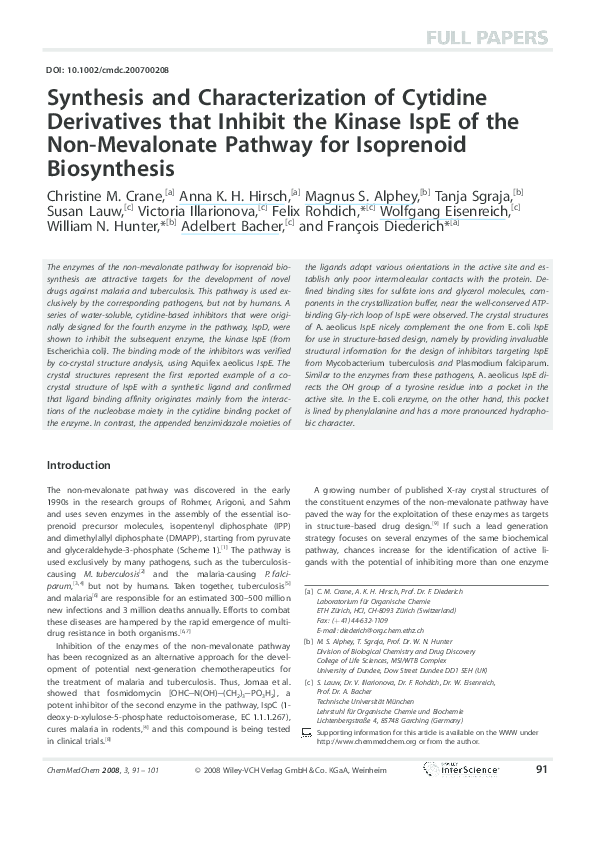 (PDF) Synthesis and Characterization of Cytidine Derivatives that ...