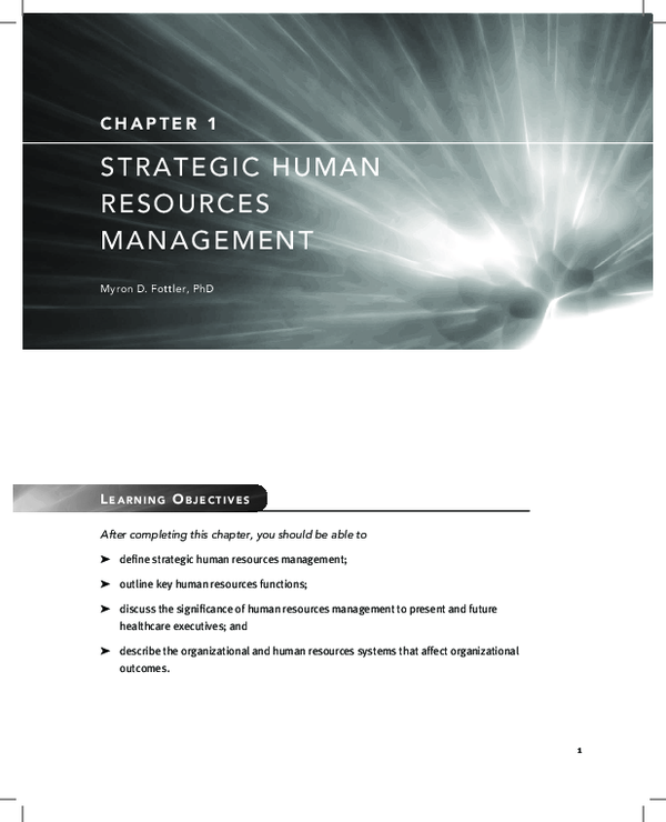 (PDF) STRATEGIC HUMAN RESOURCES MANAGEMENT