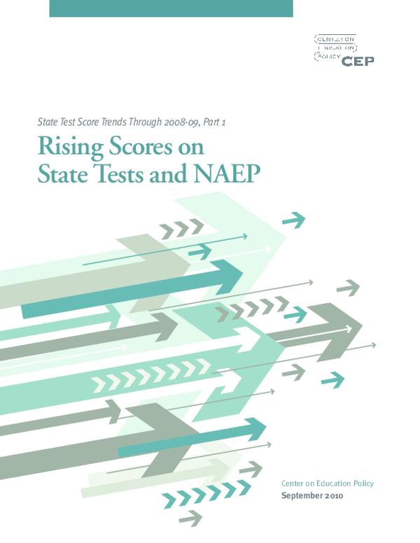 (PDF) State Test Score Trends through 2008-09, Part 1: Rising Scores on ...