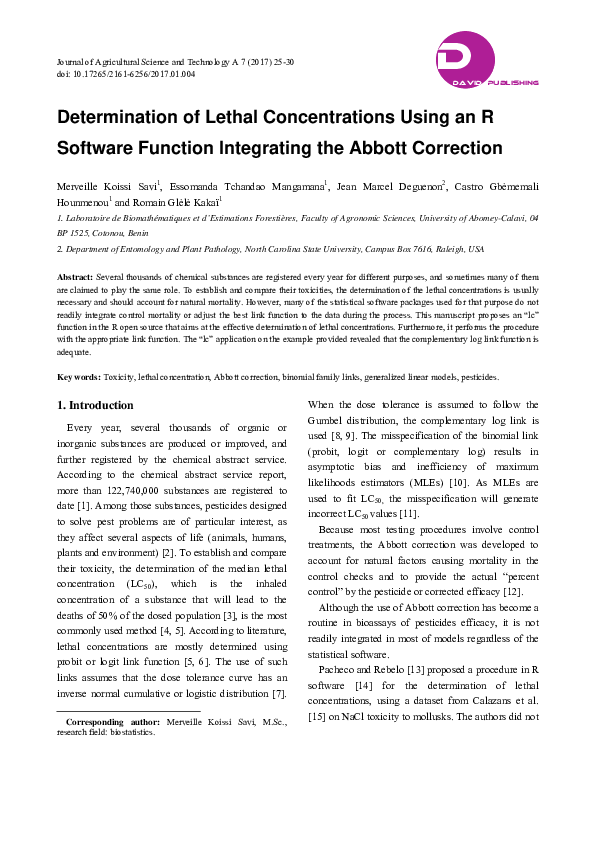 correction science 2017