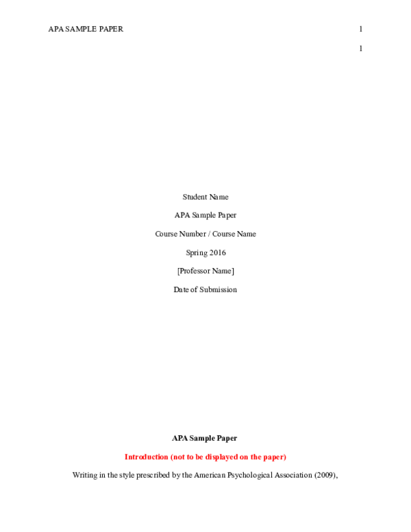 (DOC) APASample Paper | Enock Ngulu - Academia.edu