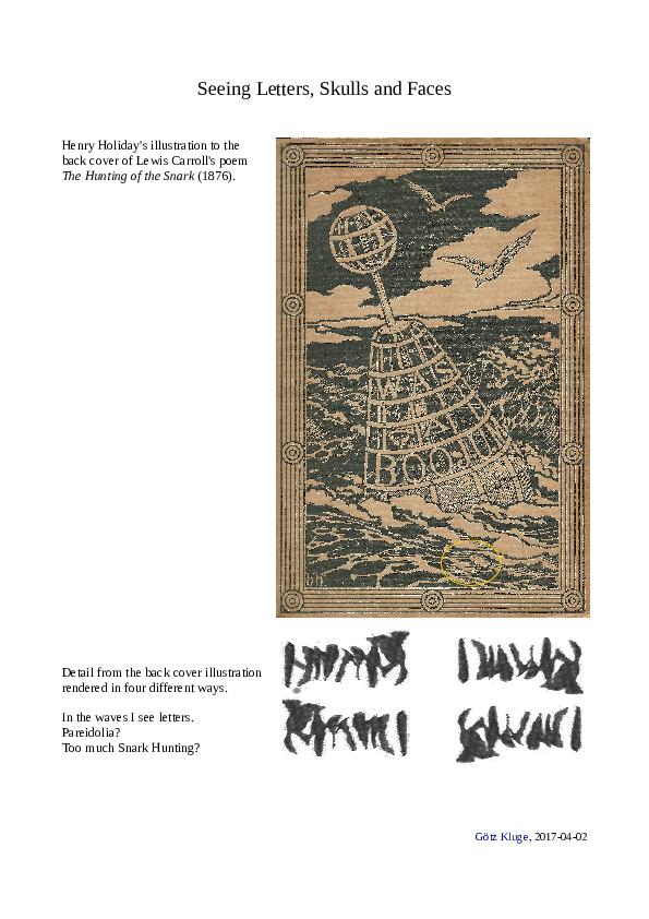 (PDF) Seeing Letters, Skulls and Faces