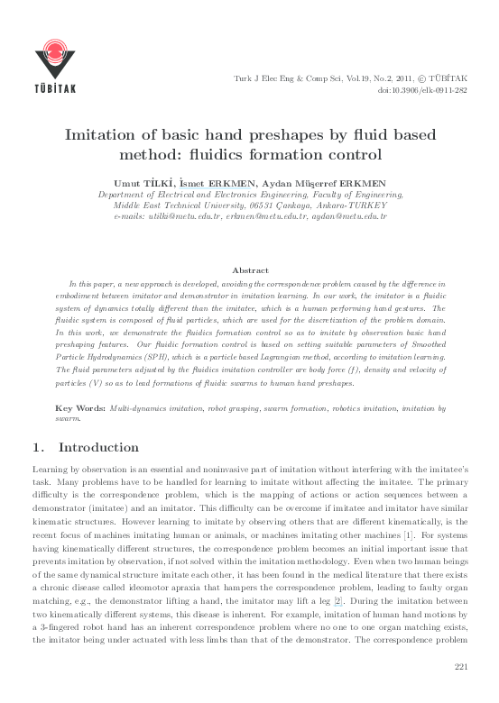 (PDF) Imitation of basic hand preshapes by fluid based method: Fluidic ...