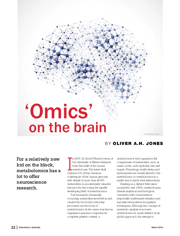 (PDF) 'Omics' on the brain