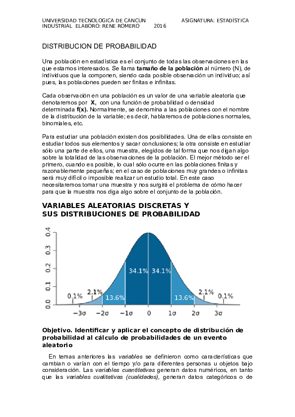 (DOC) DISTRIBUCION DE PROBABILIDAD