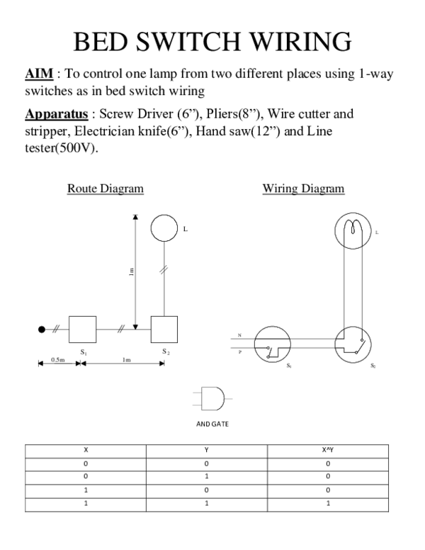 (PDF) BED SWITCH WIRING