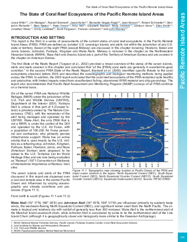 (PDF) The State of Coral Reef Ecosystems of the Pacific Remote Island ...