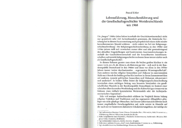 (PDF) Lebensführung, Menschenführung und die Gesellschaftsgeschichte ...