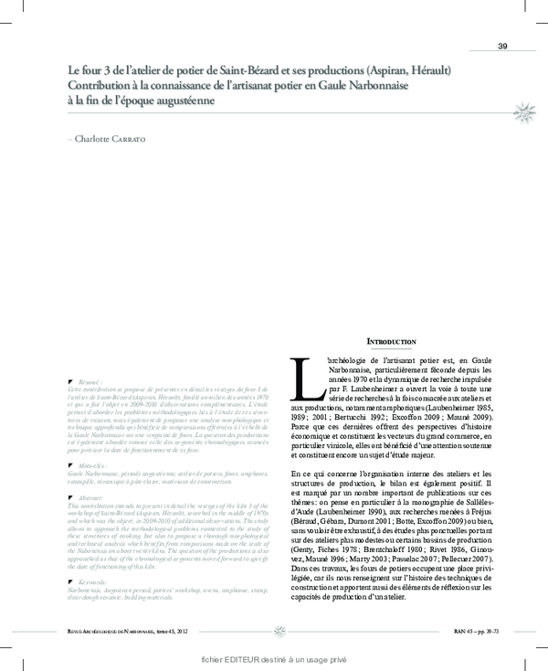 (PDF) Le travail du potier d’après la Satire des métiers - The potter’s ...