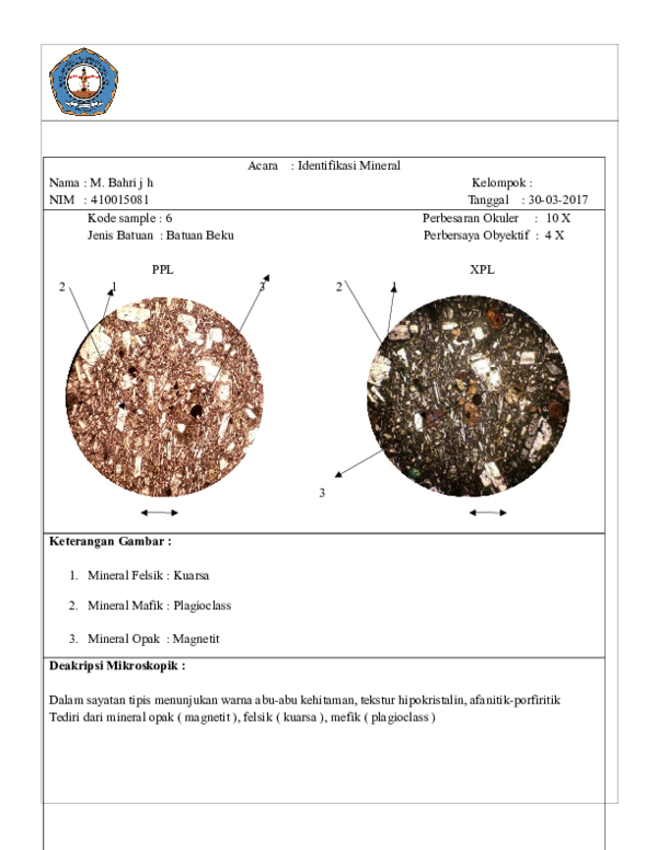 (DOC) Sayatan mineral