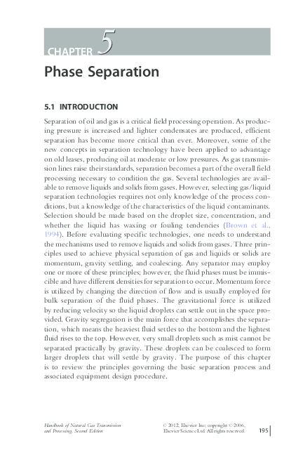 (PDF) Phase Separation 5.1 INTRODUCTION