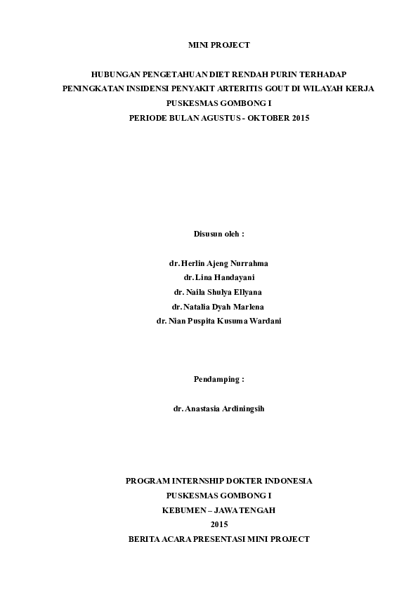 (DOC) Mini Project fix