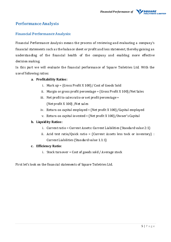 (PDF) Performance Analysis