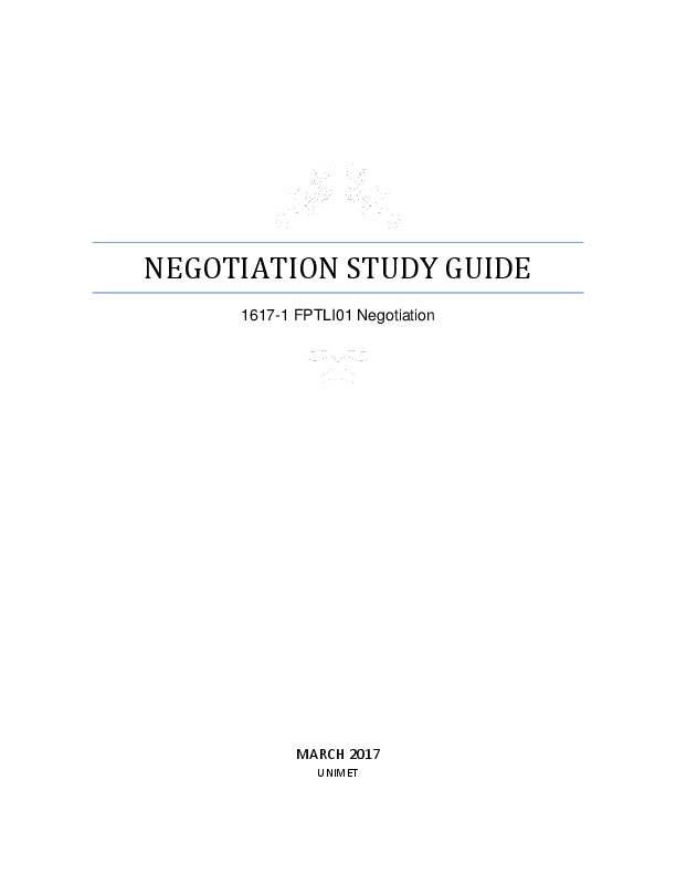 (PDF) FPTLI01 Negotiation Study Guide