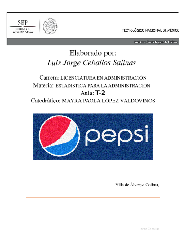 (DOC) Pepsi Co